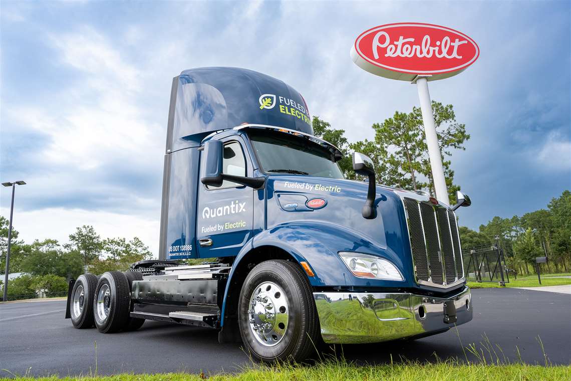 Peterbilt delivers electric vehicles for drayage operations - Power ...