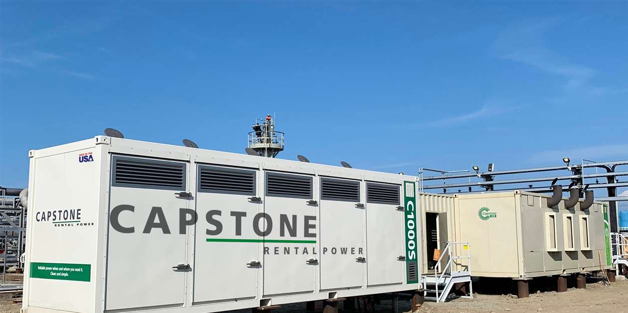 New rental deal for Capstone - Power Progress