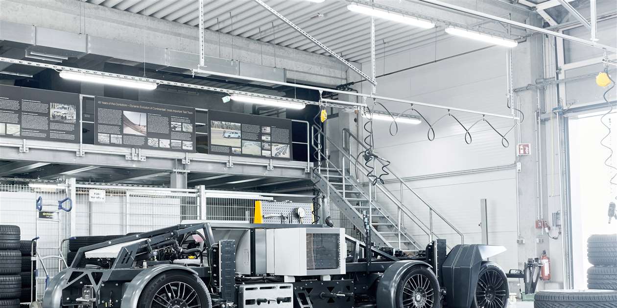 Continental reveals electric, driverless tire test rig - Power Progress