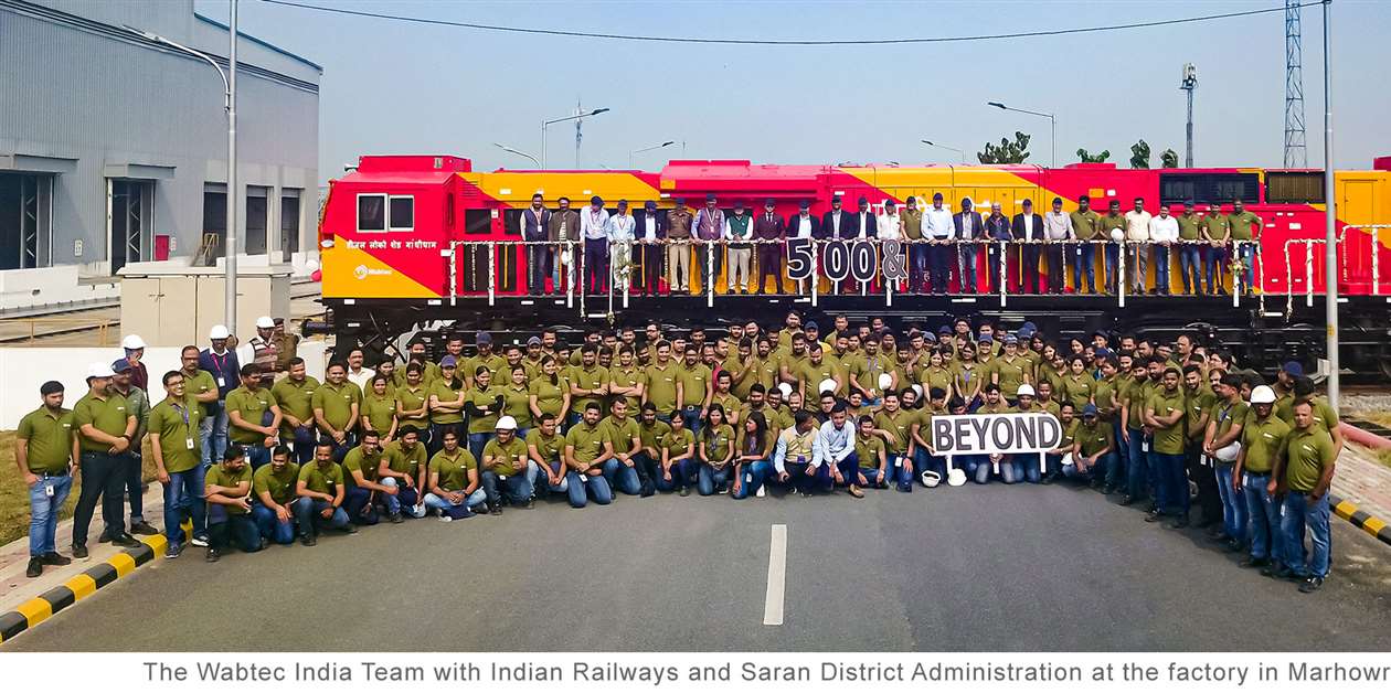 Wabtec delivers 500th Evolution to India RR - Power Progress