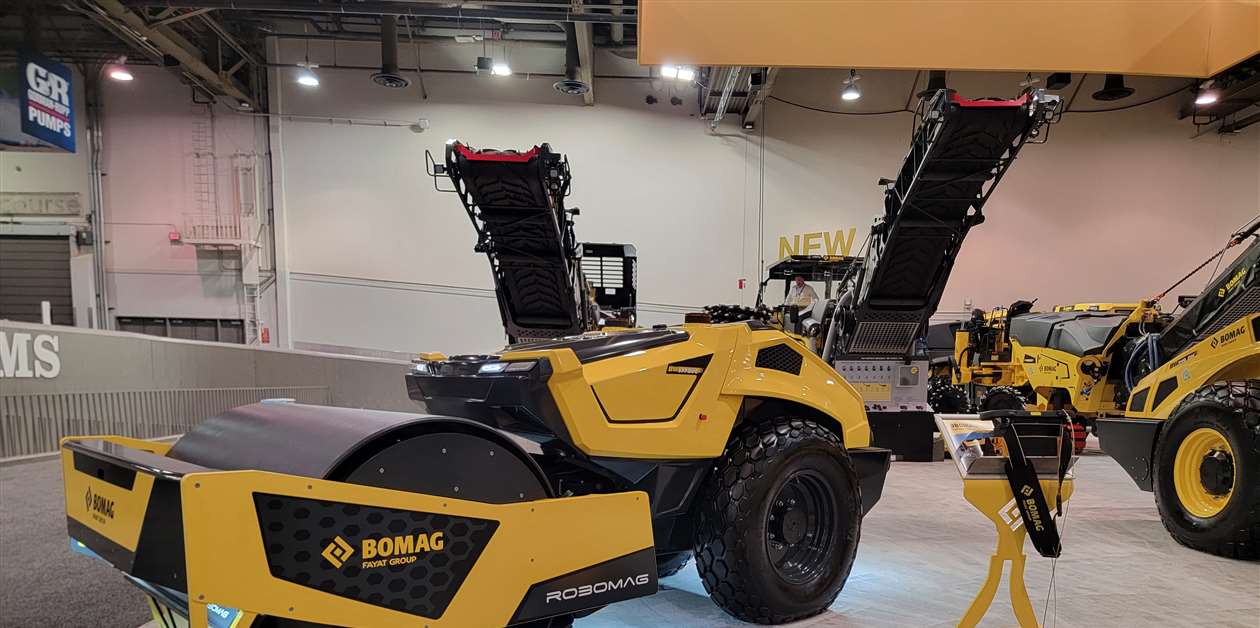 Bomag previews autonomous compaction robot - Power Progress