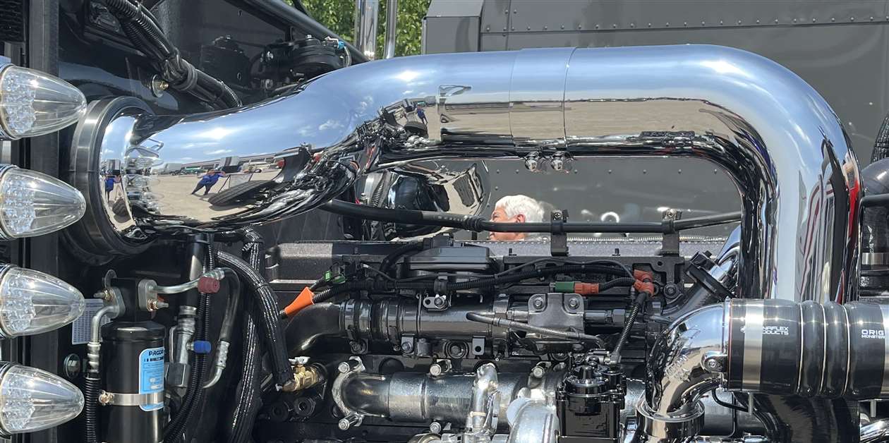 Video: Trucks & engines glisten at Peterbilt Pride & Polish event ...