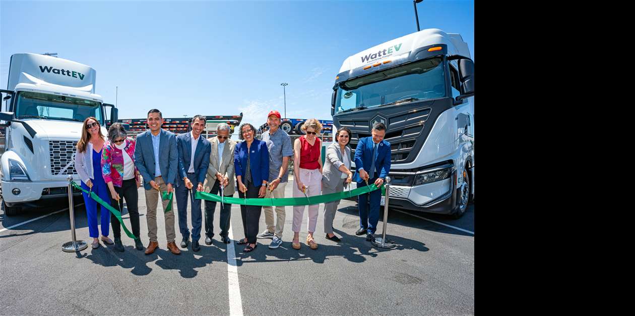 WattEV opens electric commercial truck charging depot - Power Progress