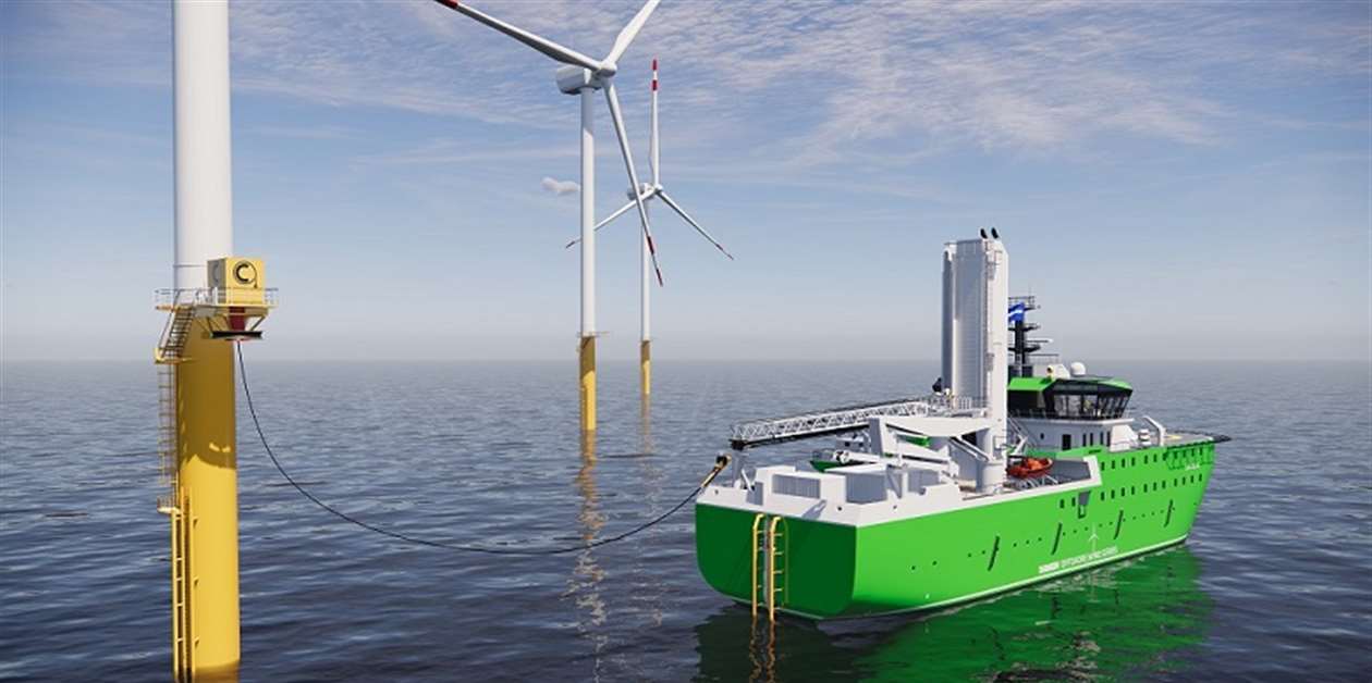 Damen’s fully electric SOV can charge offshore - Power Progress