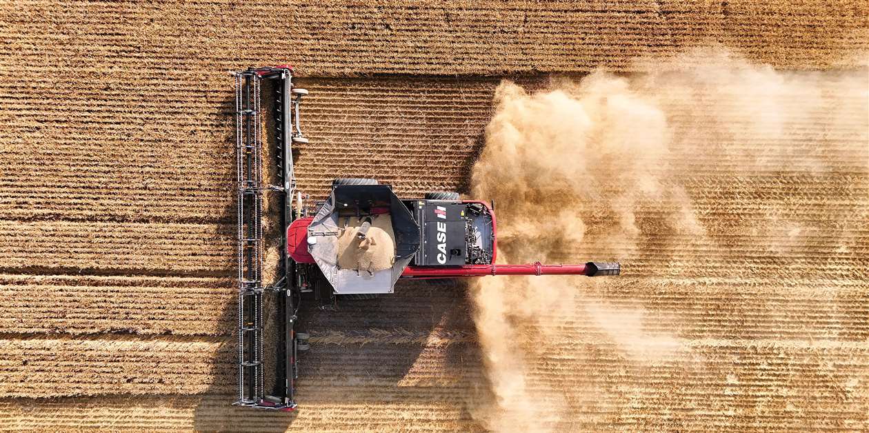 Case adds Class 10+ combine with dual rotor - Power Progress