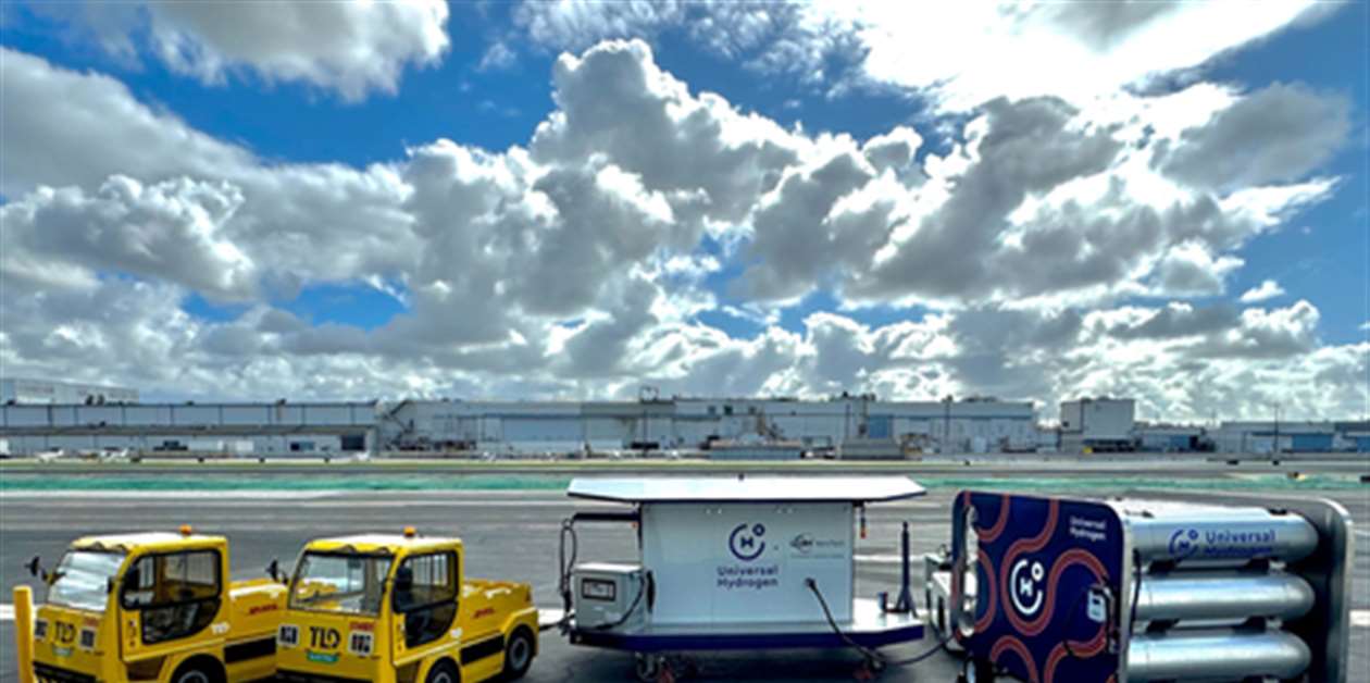 Mobile H2 system for recharging airport ground vehicles - Power Progress
