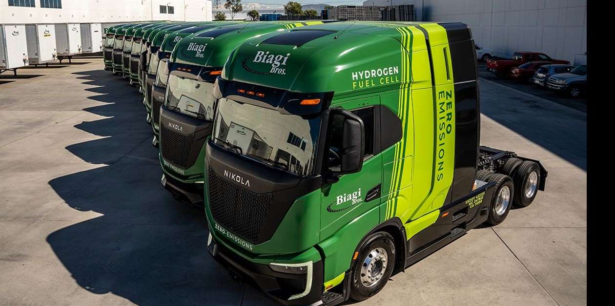 Logistics company takes delivery of 10 Nikola Tre Class 8 FCEVs - Power ...