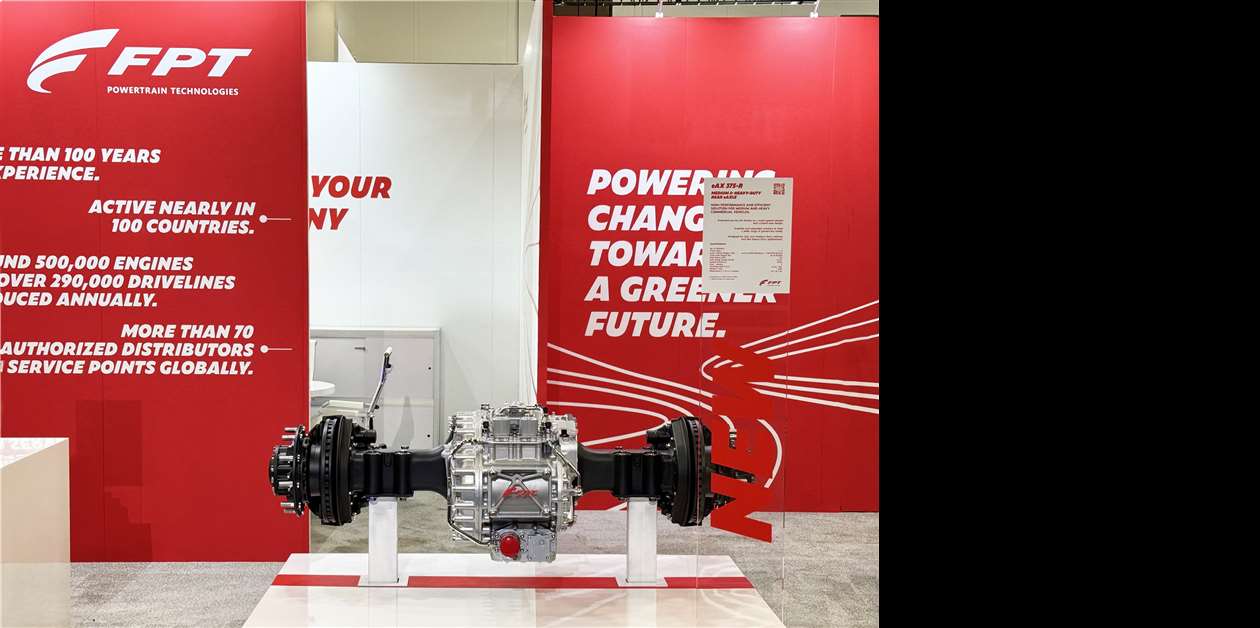 ACT Expo 2024: FPT Industrial shows eAX375-R e-axle - Power Progress