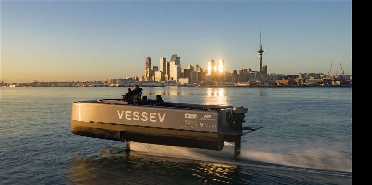Vessev VS-9 electric hydrofoil enters testing in Auckland - Power Progress