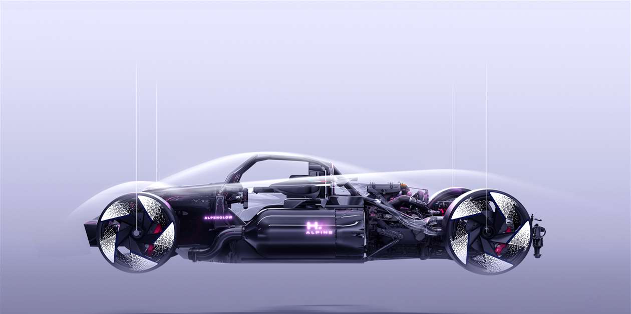 Alpine Alpenglow Hy4 cuenta con potencia de combustión interna de ...