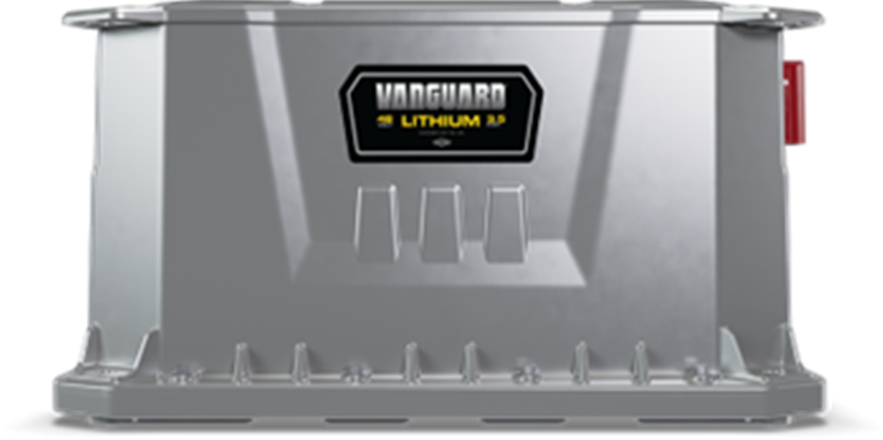 Demo robots equipped with swappable Vanguard battery packs - Power Progress