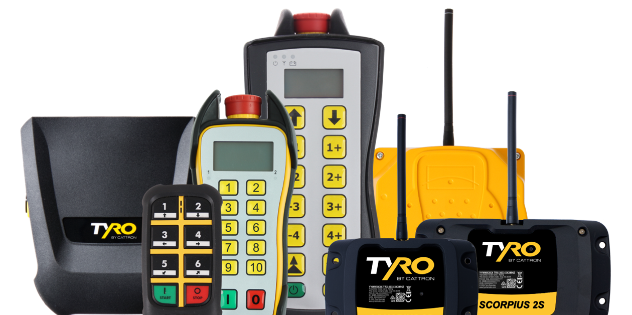 Cattron Tyro 2S remote control systems available - Power Progress