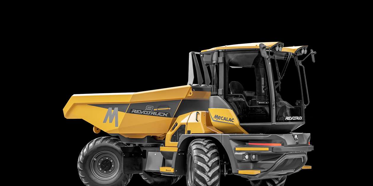 Mecalac launches Revotruck dumper with rotating cab - Power Progress