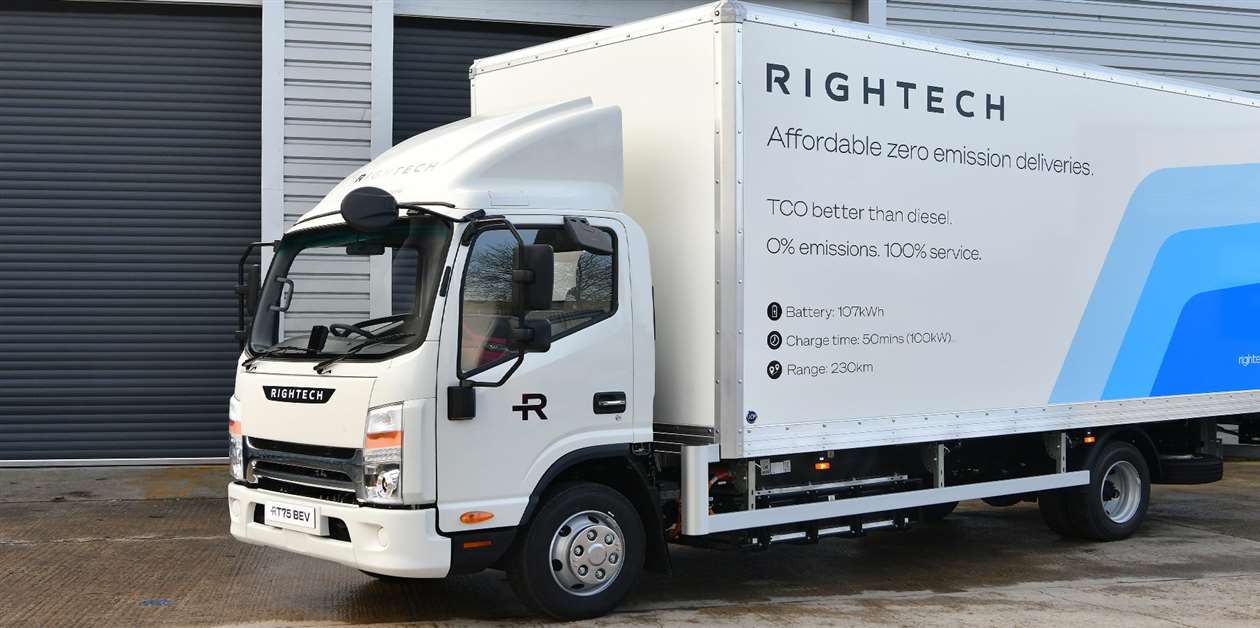 Rightech unveils first vehicle, the RT75 UK BEV - Power Progress