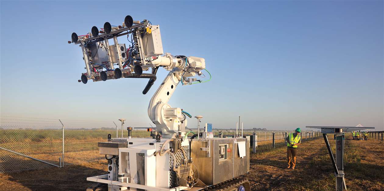 Autonomous robot aims to ease heavy lifting at solar farms - Power Progress