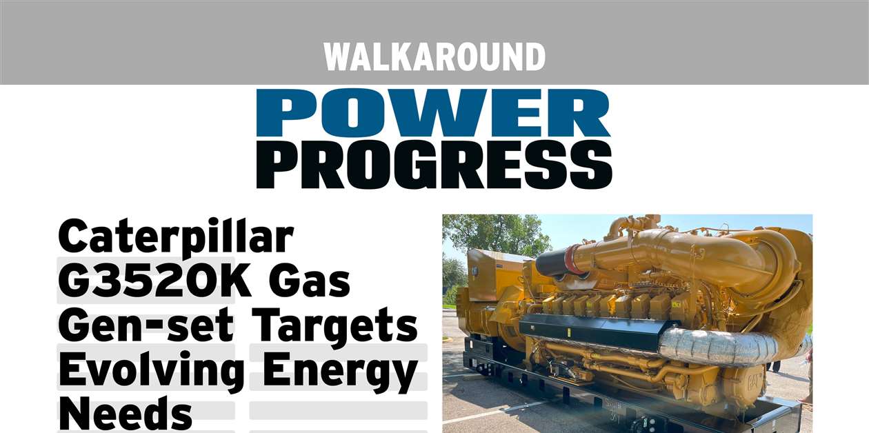 VIDEO: Caterpillar G3520K Gas Gen-set Targets Evolving Energy Needs ...