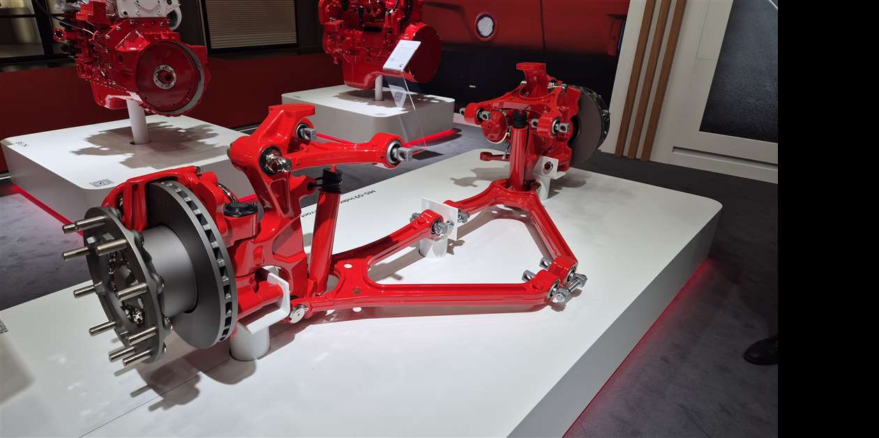 Cummins shows new ProTec independent front suspension at Busworld ...