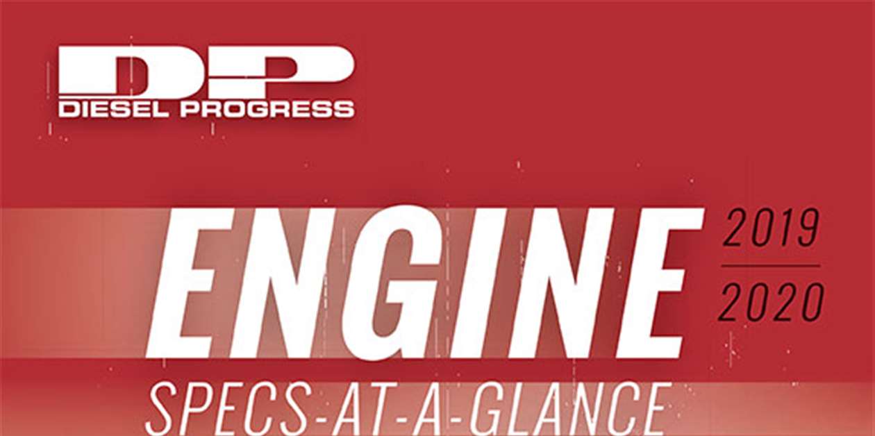 Diesel Progress Engines Specs-at-a-glance 2019-2020 - Power Progress