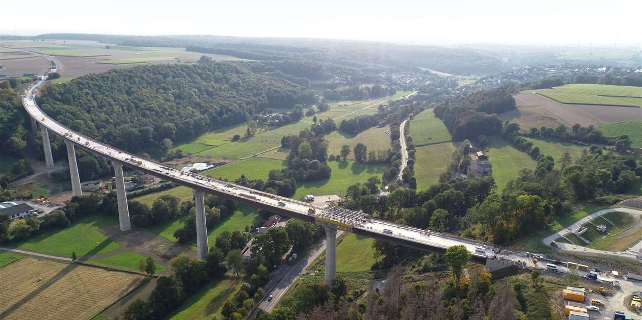 New 70 metre high bridge built with Doka formwork - Power Progress