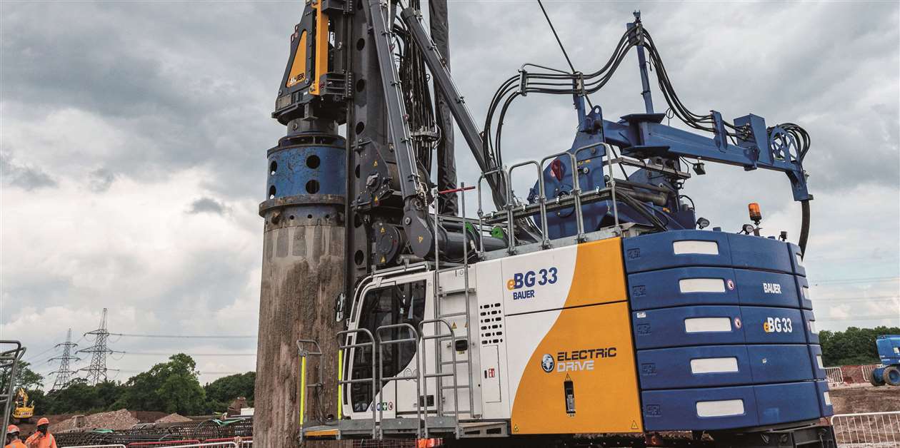 HS2 trials 100-tonne electric drilling rig - Power Progress