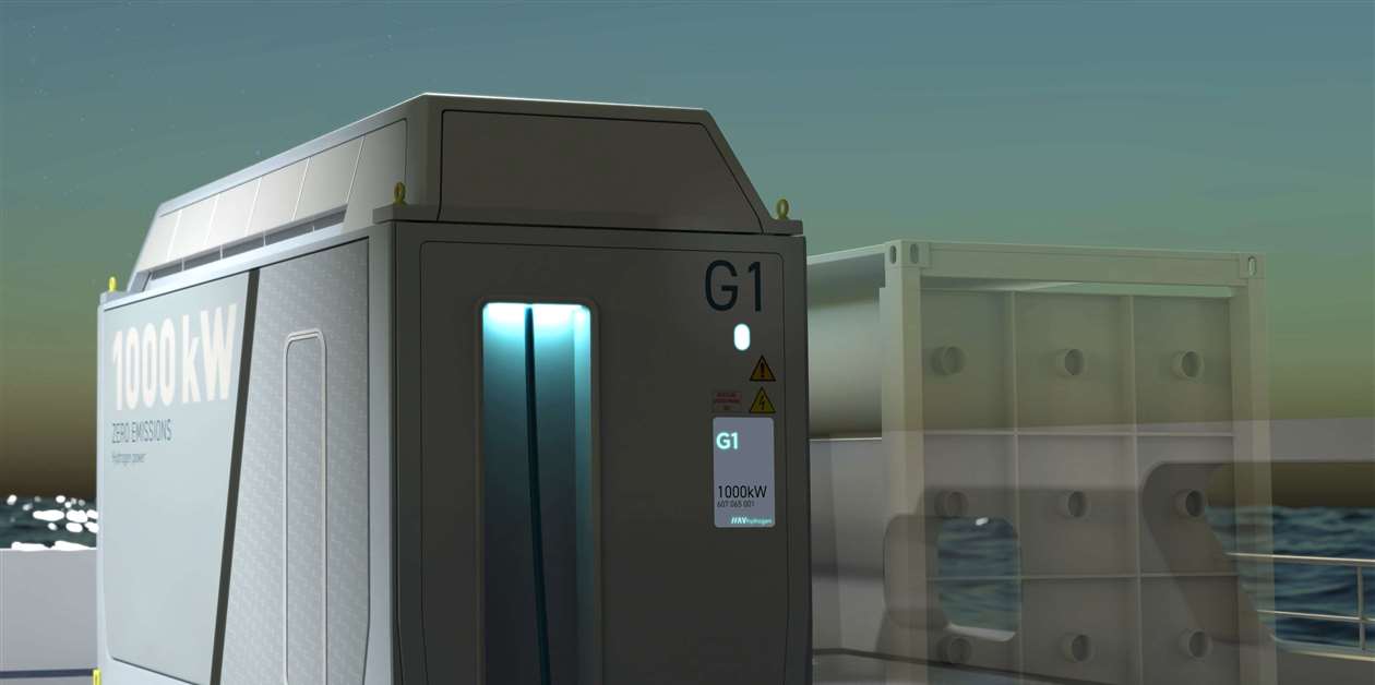 HAV Hydrogen containerized H2 system for ships to launch - Power Progress