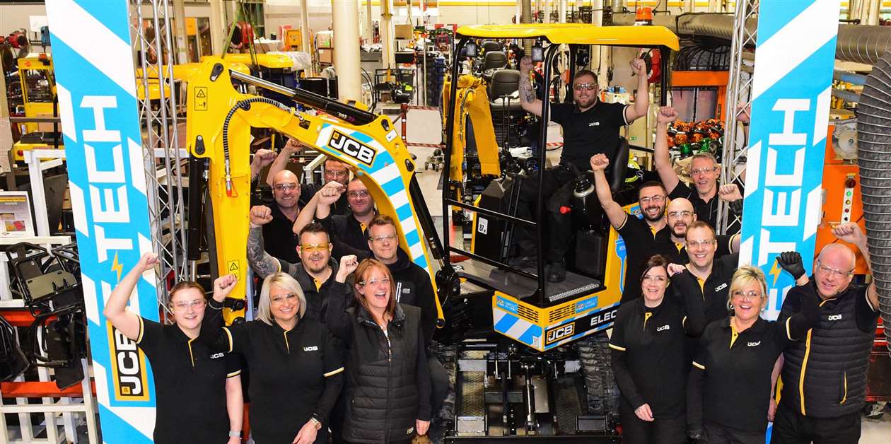 JCB celebrates electric mini milestone - Power Progress