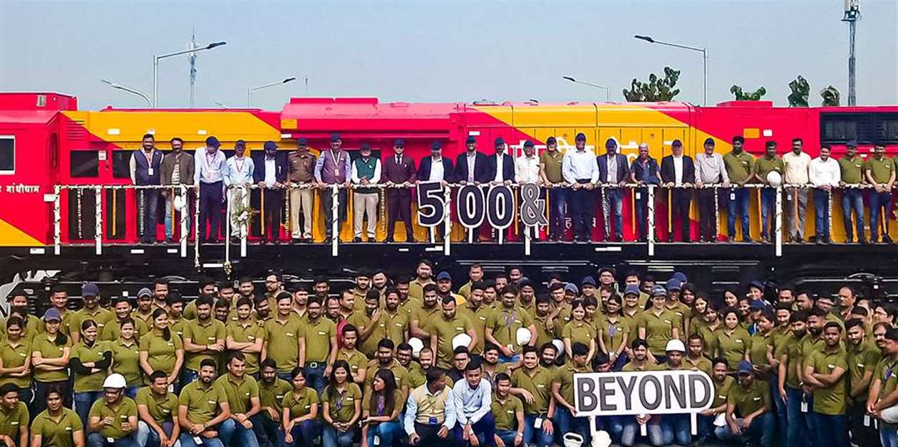 Wabtec delivers 500th Evolution to India RR - Power Progress