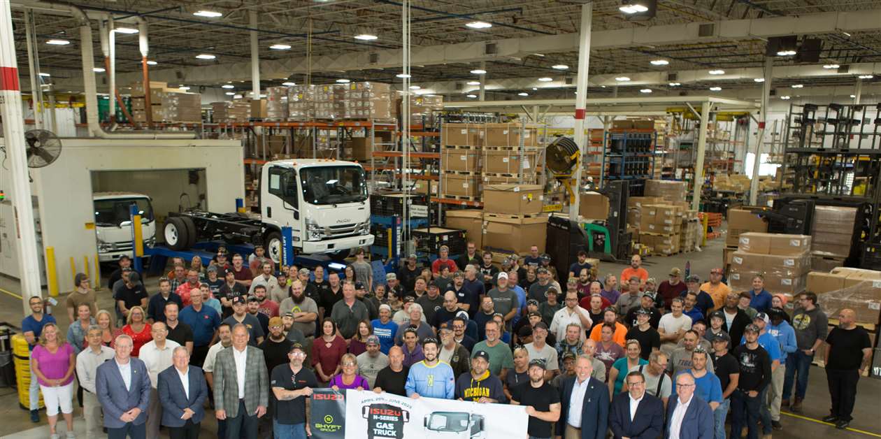 100,000th Isuzu gasoline truck produced in Michigan - Power Progress