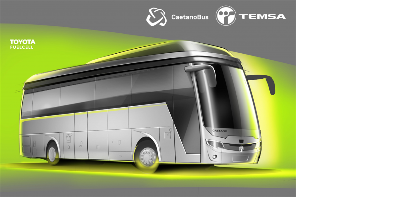 Caetano Bus, Temsa team up for hydrogen fuel cell coach - Power Progress