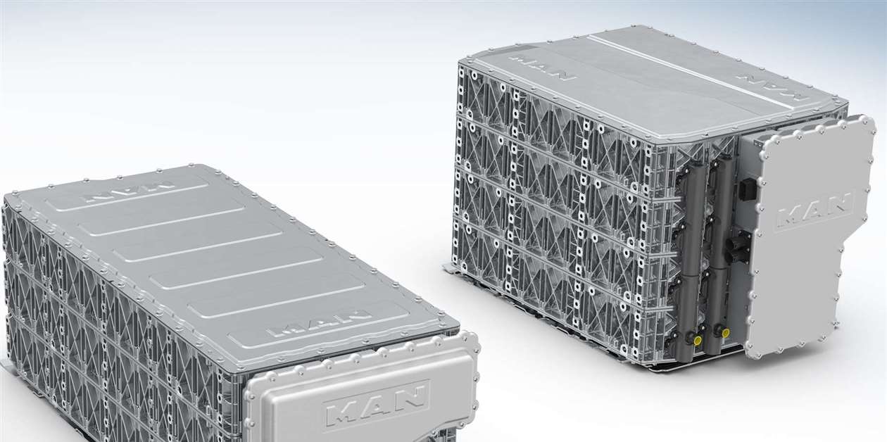 Batteries part of MAN stand at Agritechnica - Power Progress