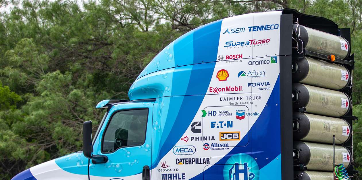 SwRI shows hydrogen-fueled Class 8 truck - Power Progress