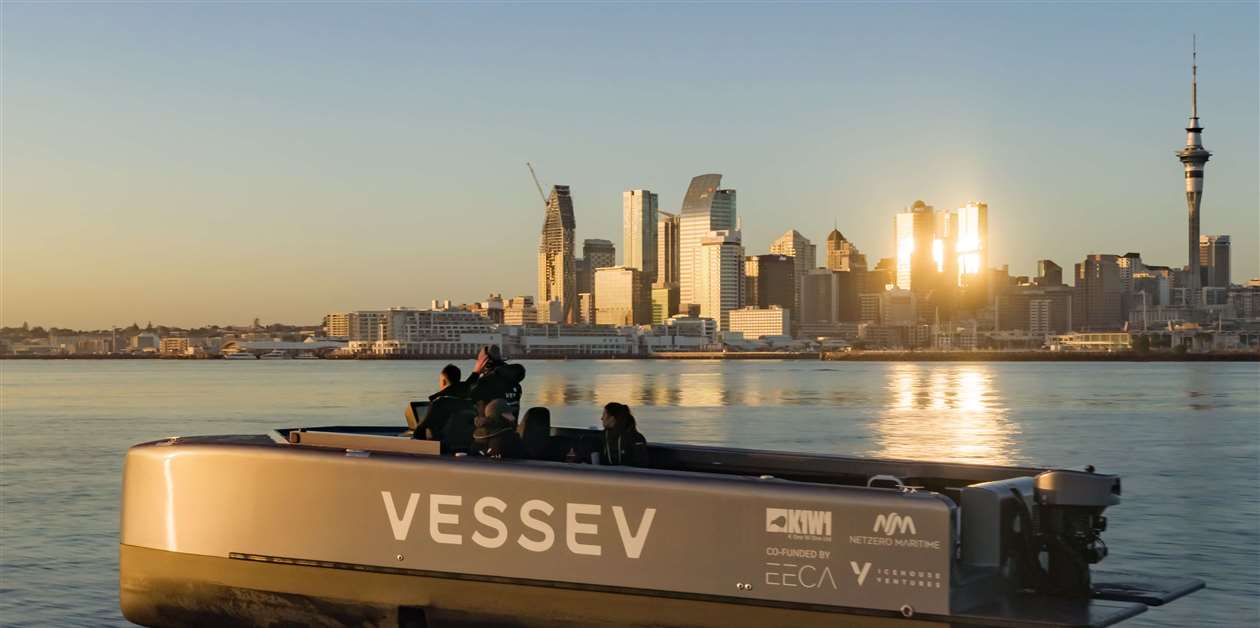 Vessev VS-9 electric hydrofoil enters testing in Auckland - Power Progress