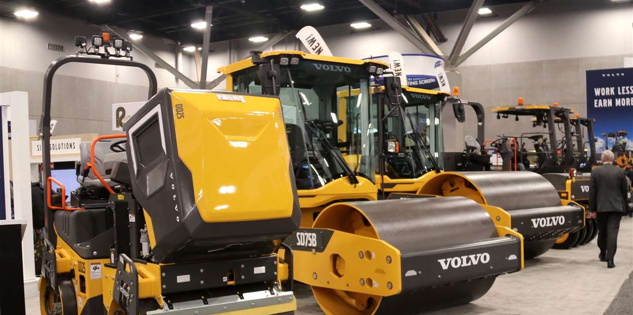 Volvo unveils new and upgraded machines at World of Asphalt - Power ...