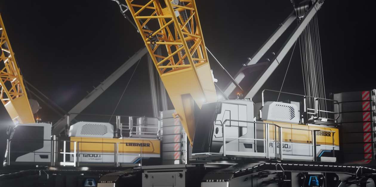 Electric crawler cranes new from Liebherr - Power Progress