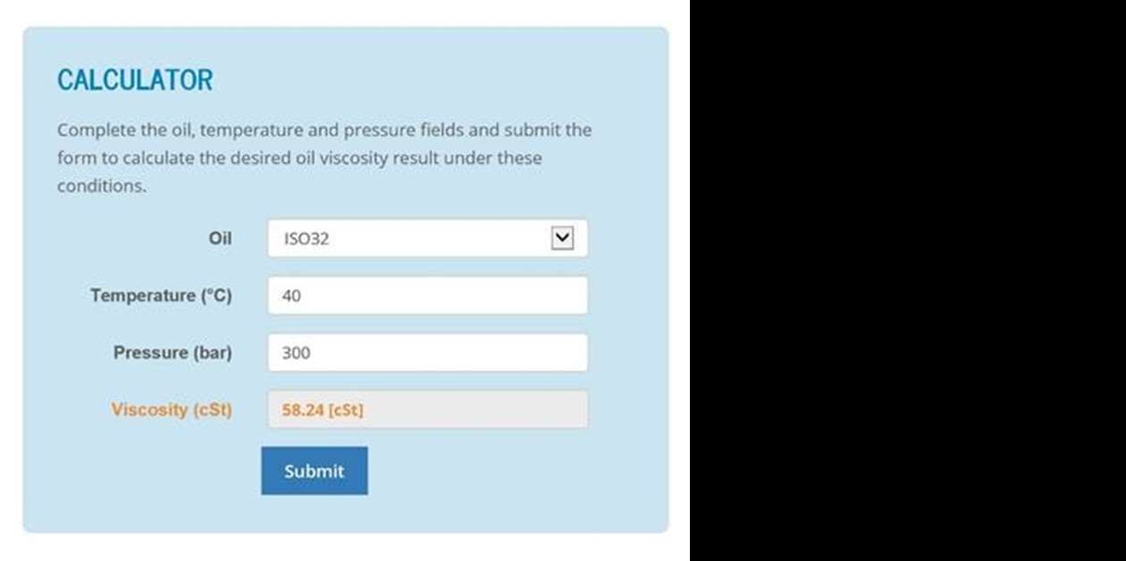 Hydraulic Oil Viscosity App - Power Progress