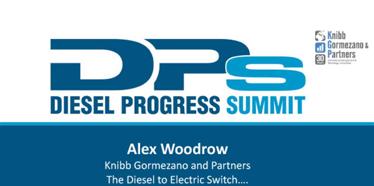 Alex Woodrow, Knibb, Gormezano and Partners – The diesel to electric ...