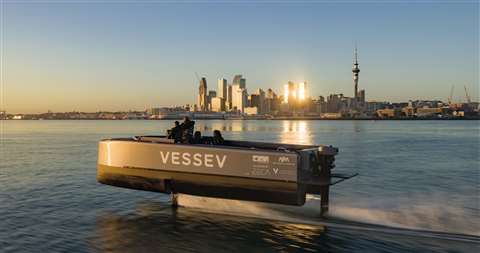 Vessev VS-9 electric hydrofoil enters testing in Auckland - Power Progress
