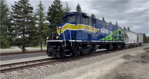 Sierra Northern Railway successfully tests hydrogen fuel cell-powered ...