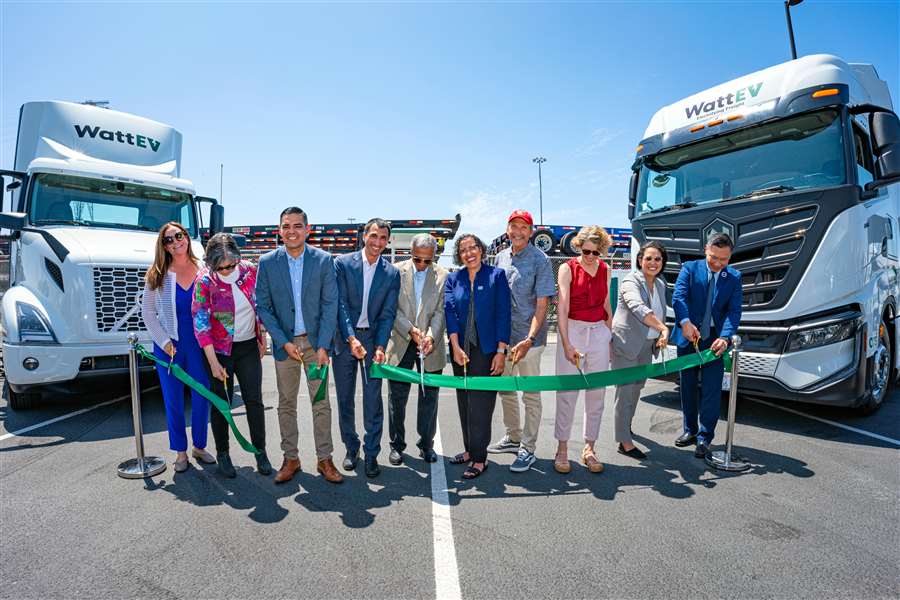 WattEV opens electric commercial truck charging depot - Power Progress