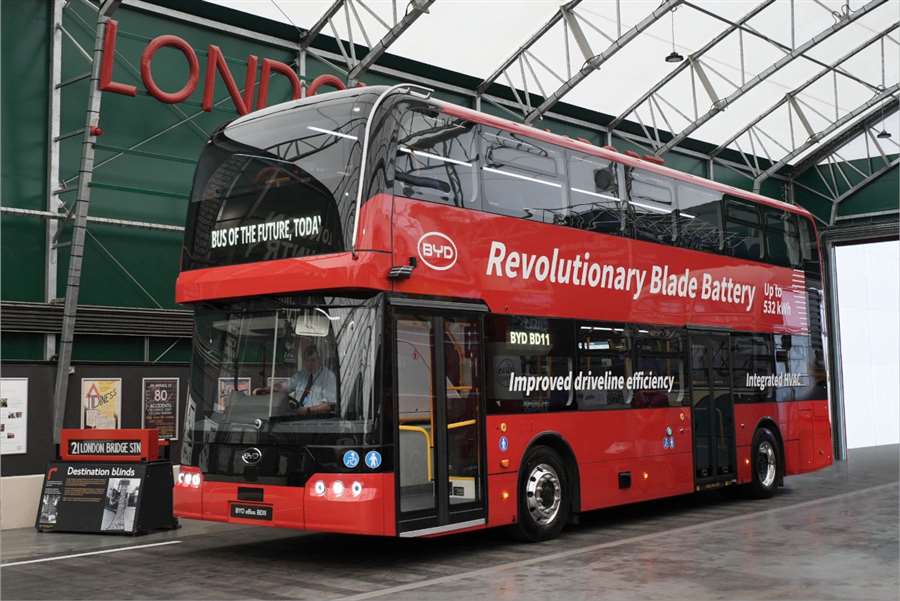BYD BD11 electric buses set for London routes - Power Progress