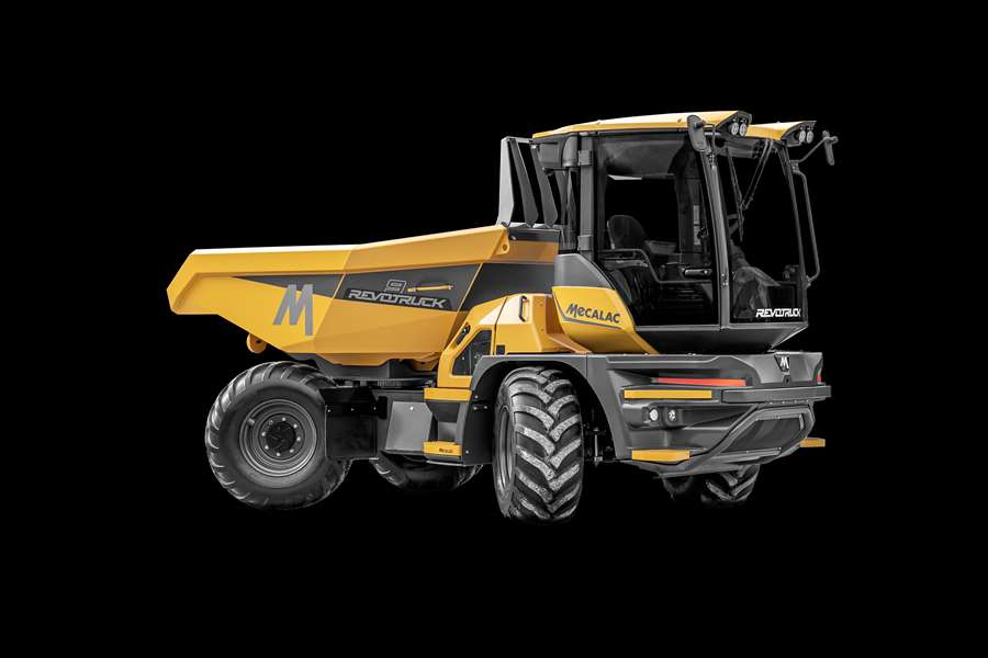 Mecalac launches Revotruck dumper with rotating cab - Power Progress