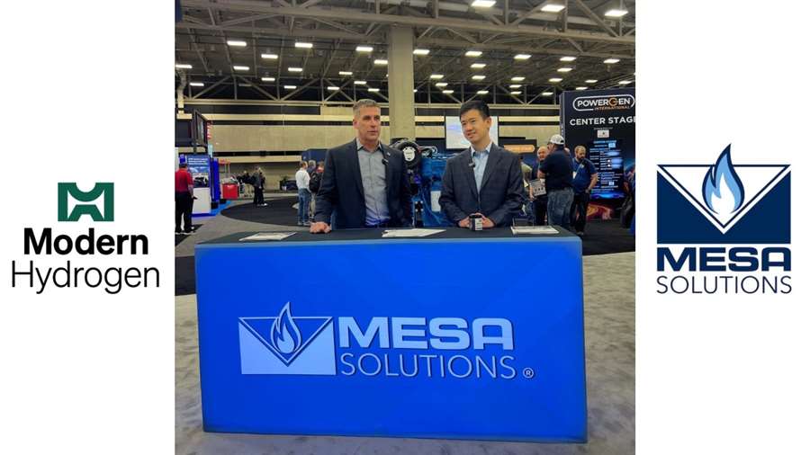 Mesa Solutions, Modern Hydrogen sign H2 MoU - Power Progress